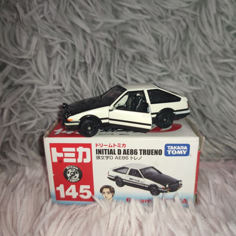1:64 DREAM TOMICA NO.145 - INITIAL D TOYOTA AE86 TRUENO DIE-CAST ...