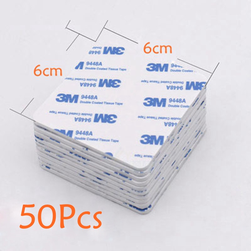50 Pcs Powerful Double-sided Stickers Nano Seamless No Punching ...