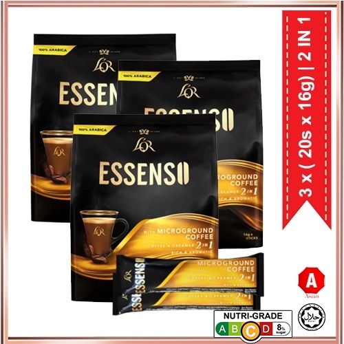 L'OR ESSENSO WITH MICROGROUND INSTANT COFFEE 2 IN1 COFFEE RICH ...