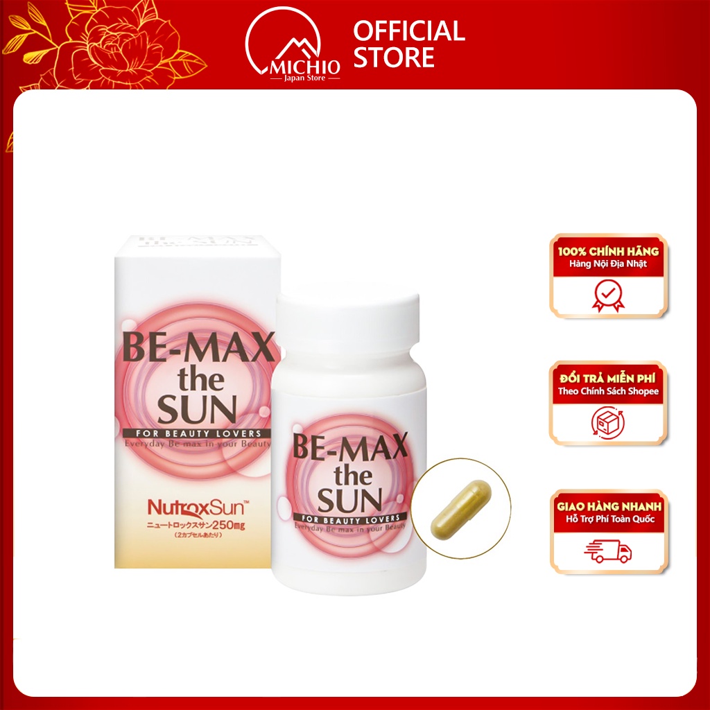 Be-max The Sun premium sunscreen oral tablet box of 30 genuine Japanese ...