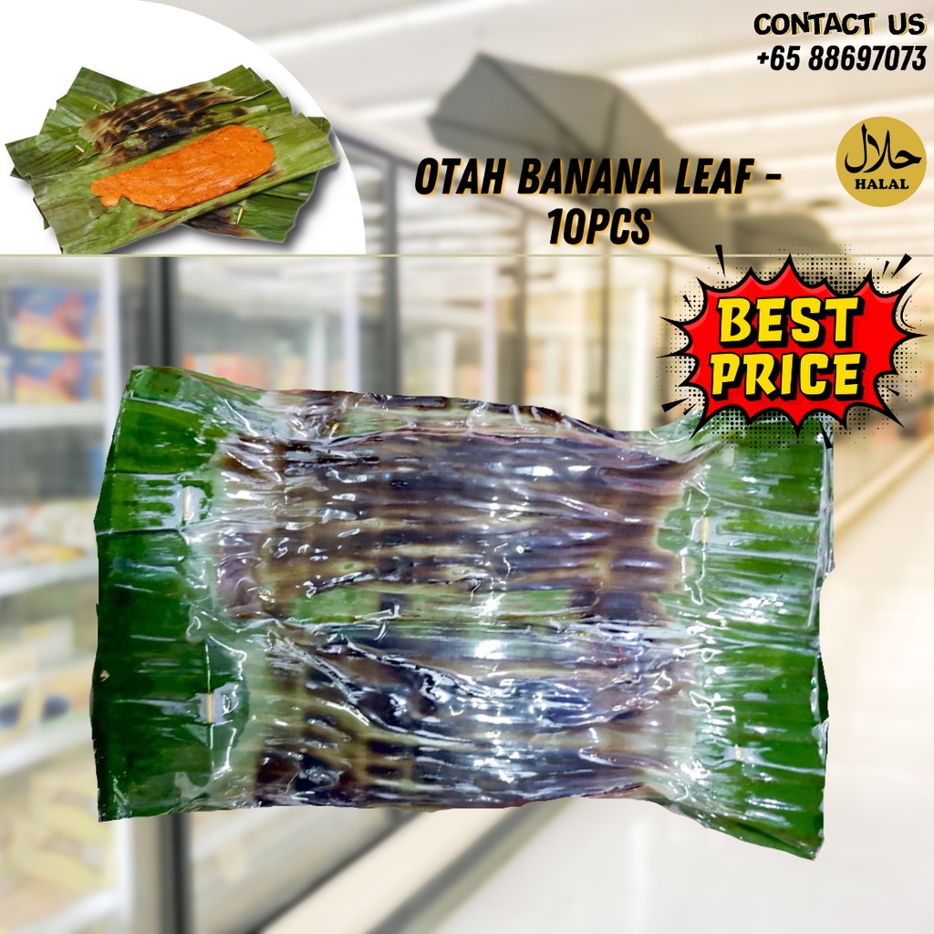 Otah banana leaf - 10pcs | Shopee Singapore