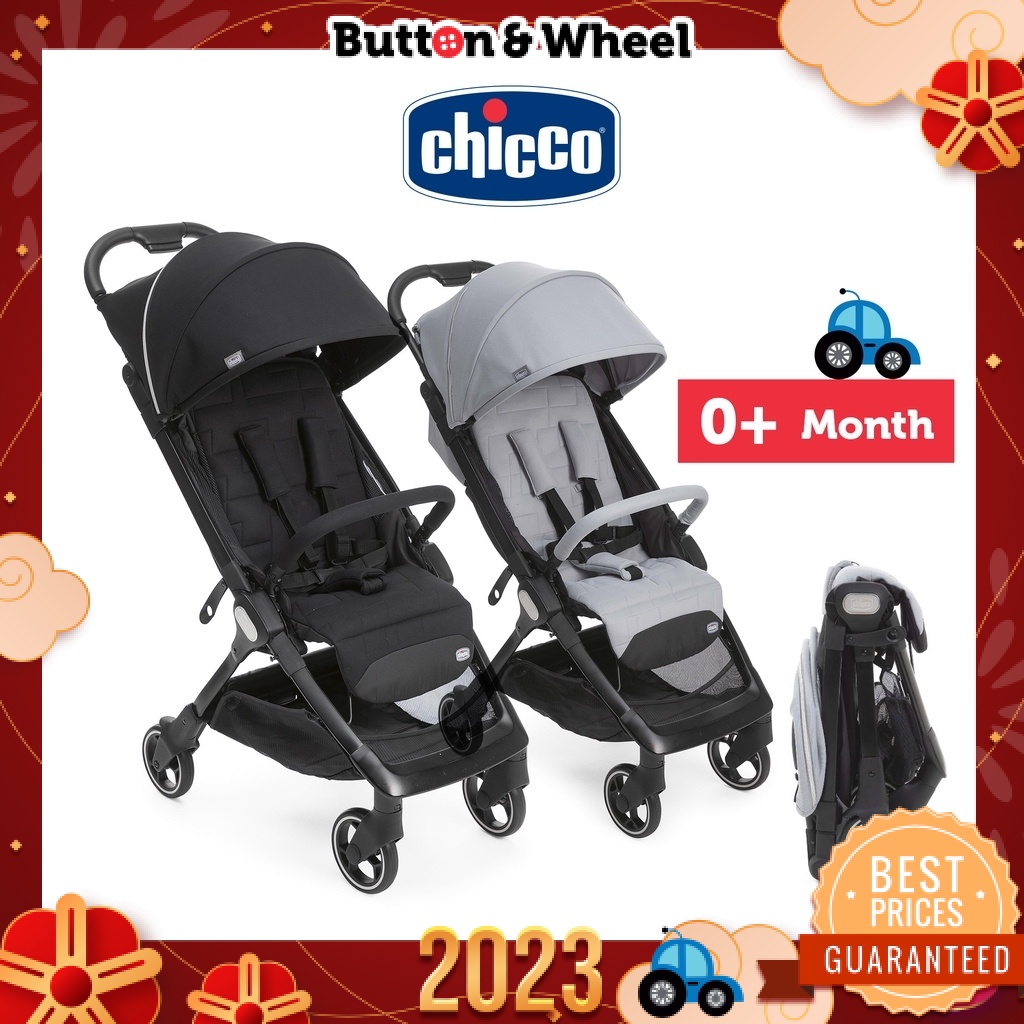 Chicco We Stroller (Black / Cool Grey) | Shopee Singapore