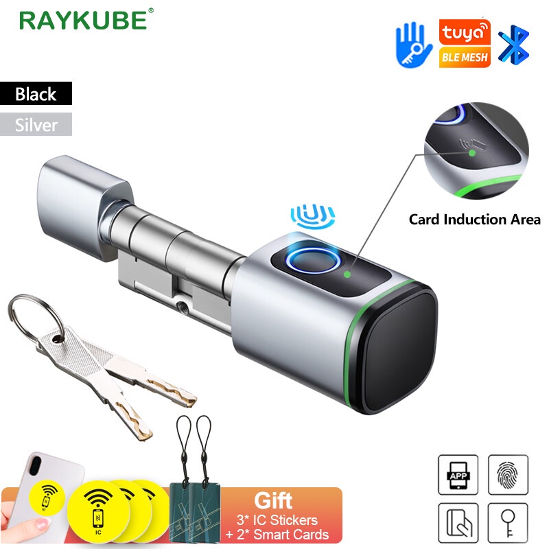 RAYKUBE S1 Tuya BLE TT Lock Smart Electronic Door Lock with DIY ...
