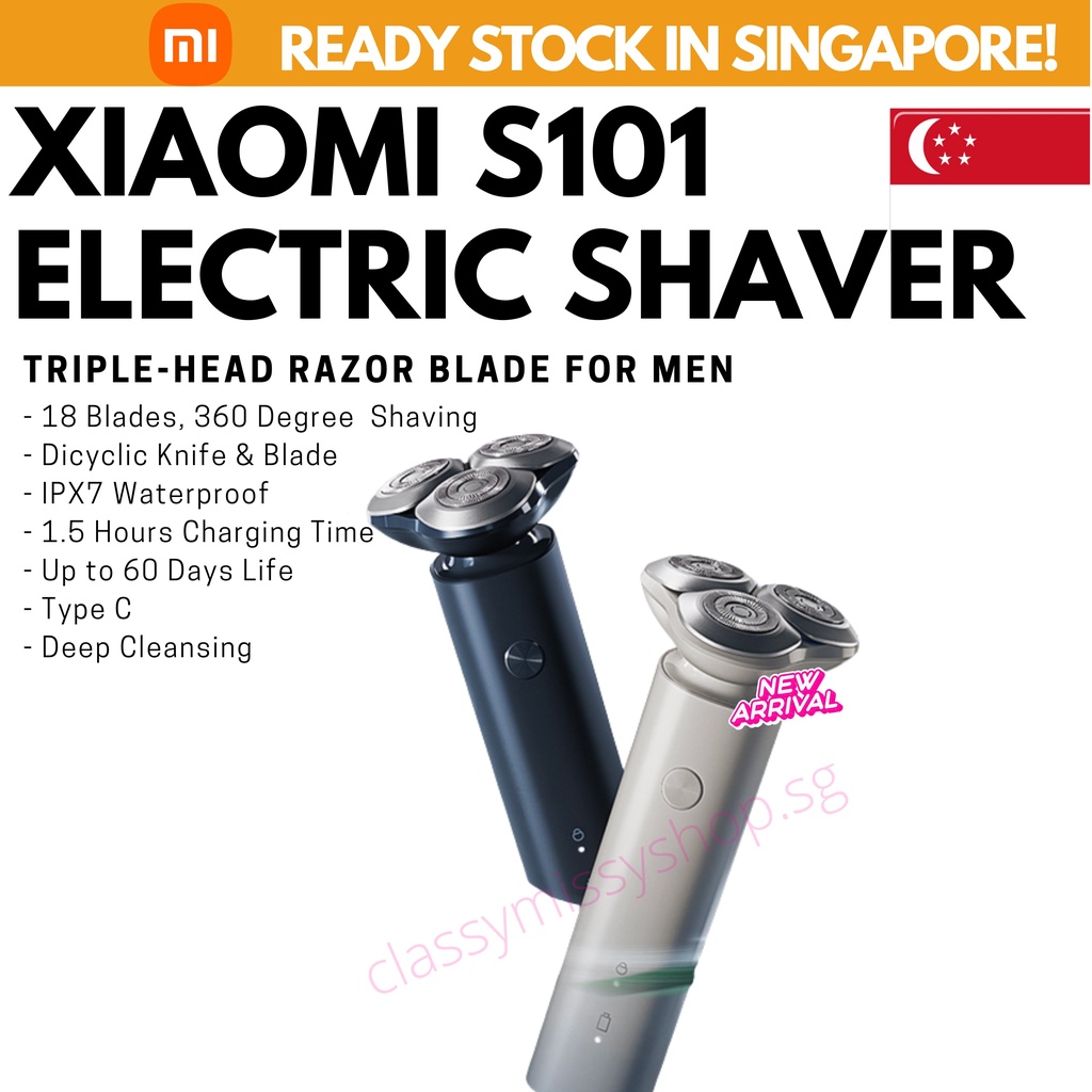 🇸🇬 XIAOMI Mijia Electric Shaver 2 S100 S101 - Double Head Razor Blade ...