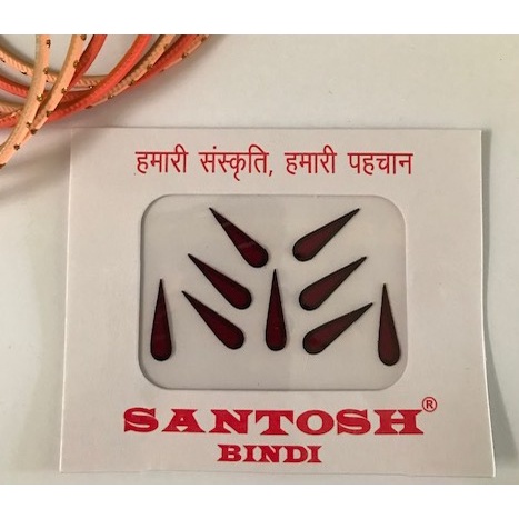 Drop Design Indian Sticker Pottu Forehead Bindi Potu Wear Traditional ...