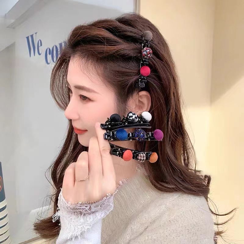 Korean Style Xiaoxiangfeng Flocking Hair Clip for Women temperament ...