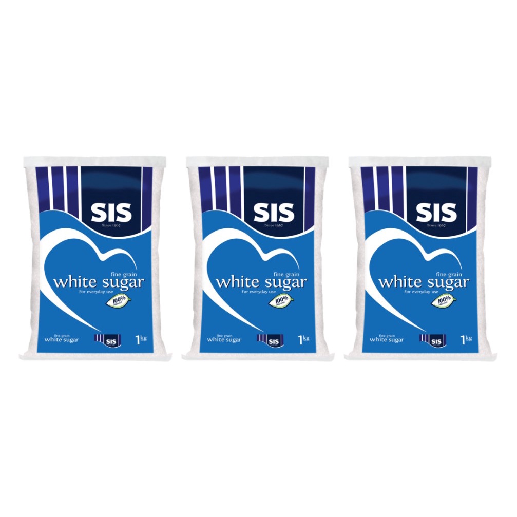 [Bundle of 3] SIS Fine Sugar 1kg (Halal) | Shopee Singapore