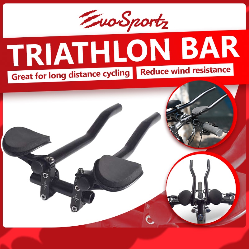 Triathlon Bar | Bicycle Tri Bar | Bicycle Arm Rest | Aero Bar | Shopee ...