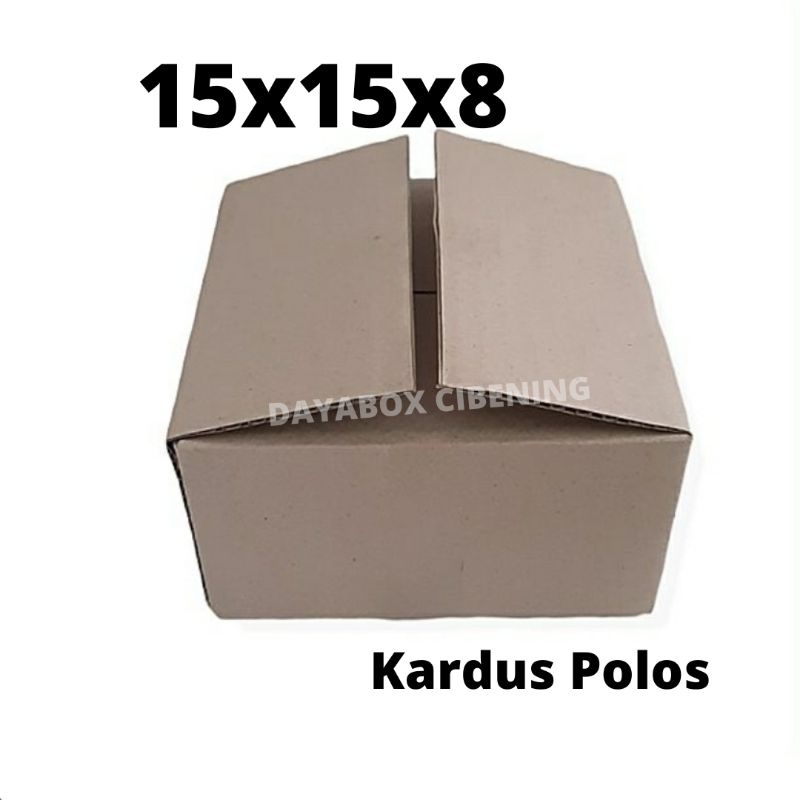 Cardboard Cardboard Cardboard 15x15x8 Single wall Packaging Box ...