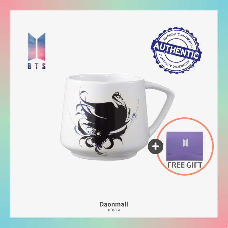 BTS Official Authentic MERCH Black Swan Cafe Mug Cup + BTS Blotting ...