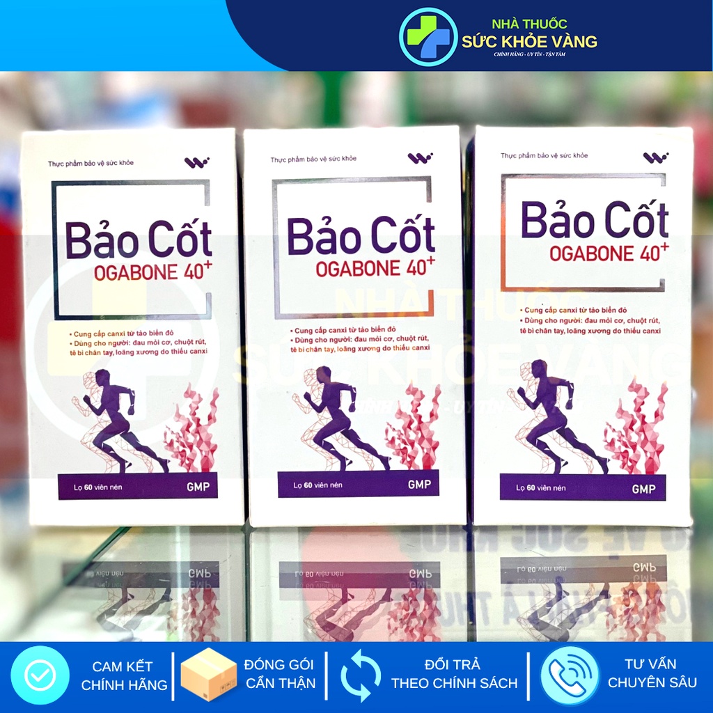 Bao Co OGABONE - Calcium Tablets From Red Seaweed, Reduce Risk of ...