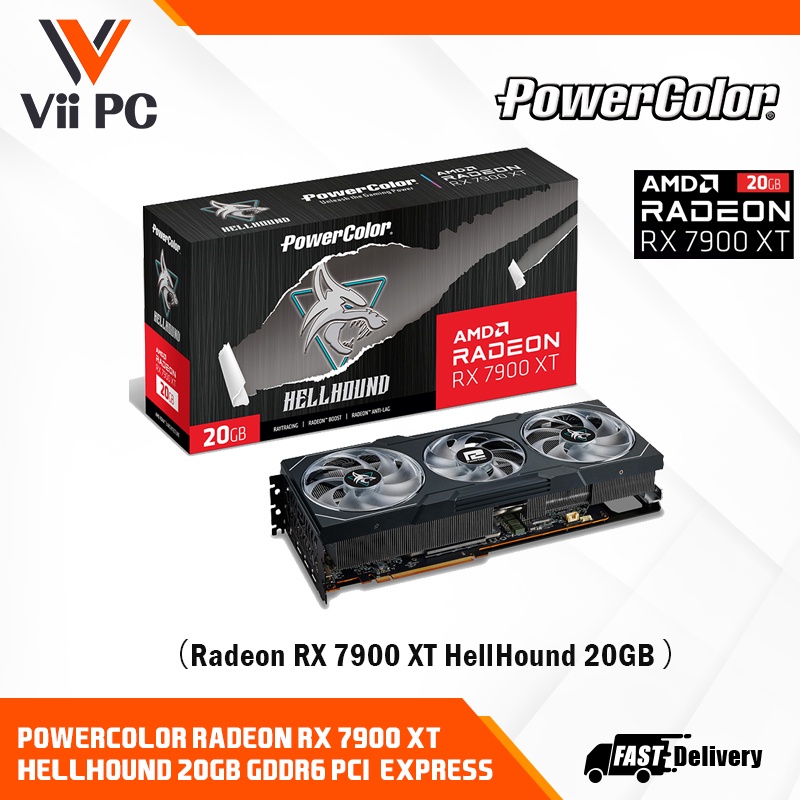 Powercolor Power color Radeon RX 7900 XT RX7900XT 7900XT HellHound 20GB ...