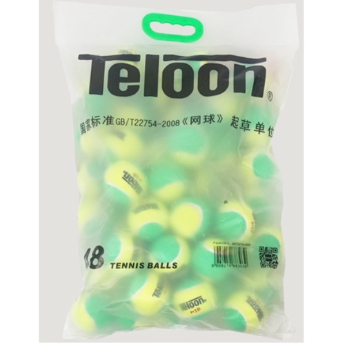Teloon Tennis Ball Stage 1 Green Half Kids Junior ITF Approved / 12 ...