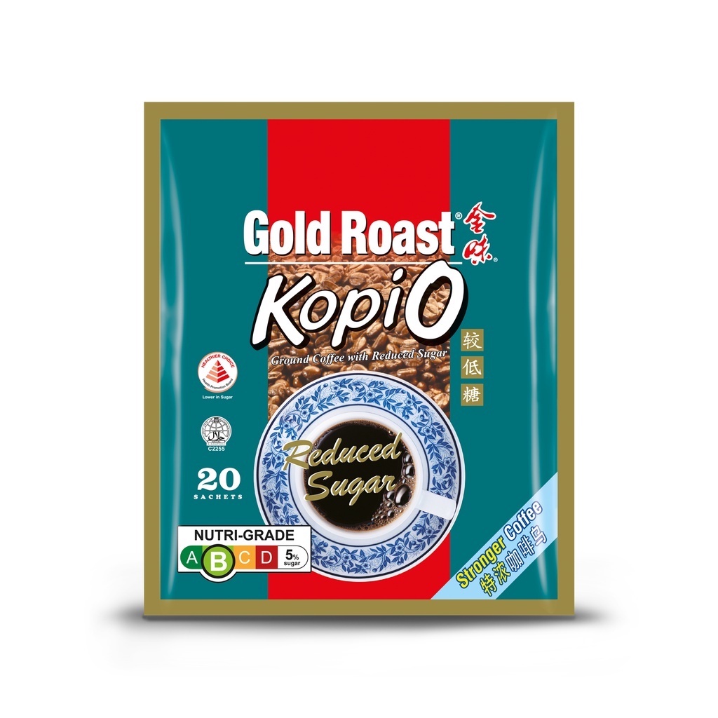 Gold Roast Kopi-O Ground Coffee With Reduced Sugar | Shopee Singapore