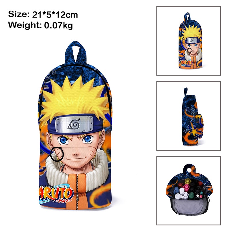 [Various Designs] Naruto Shippuden Anime Vertical Pencil Case ...