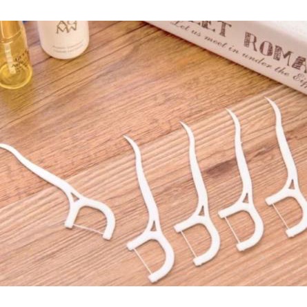 Teeth clean care floss thread dental flosser plastic (30pcs) | Shopee ...