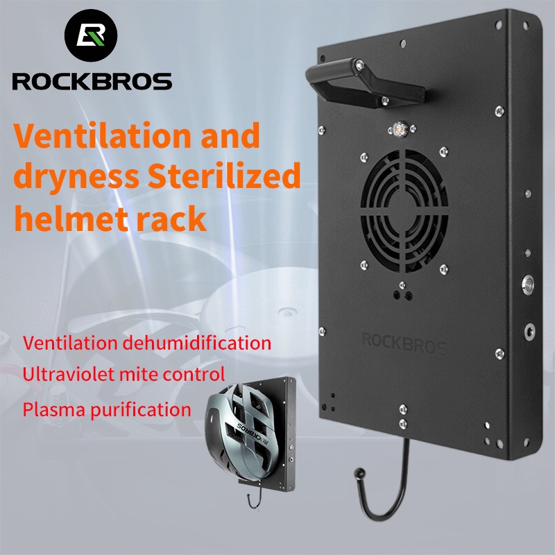 ROCKBROS Ventilation Rack Helmet Drying Rack Ultraviolet Sterilization ...