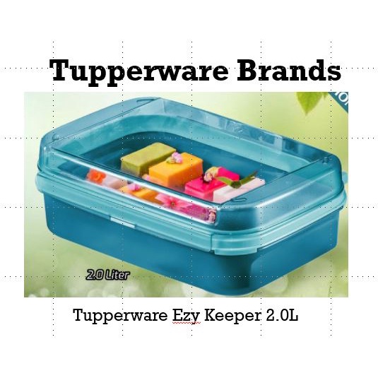 Tupperware Ezy Rect Keeper Maroon Set 2.0L/ 4.3L/ 6.5L OR Turquoise 2 ...