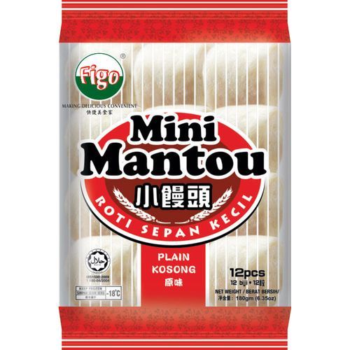 Figo Plain Mini Mantou 12 Pieces 180g | Shopee Singapore