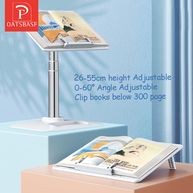 OATSBASF Detachable Reading Stand Holder with Height Angle Adjustment ...