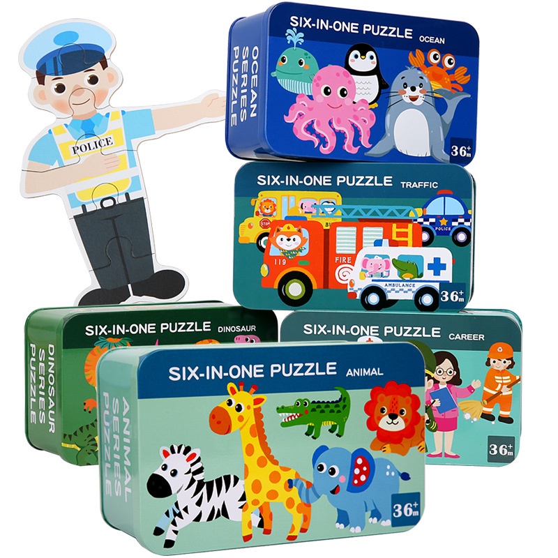 🚀[Ready Stock]🚀 6 In 1 Toddler and Kids Animal Educational Learning ...