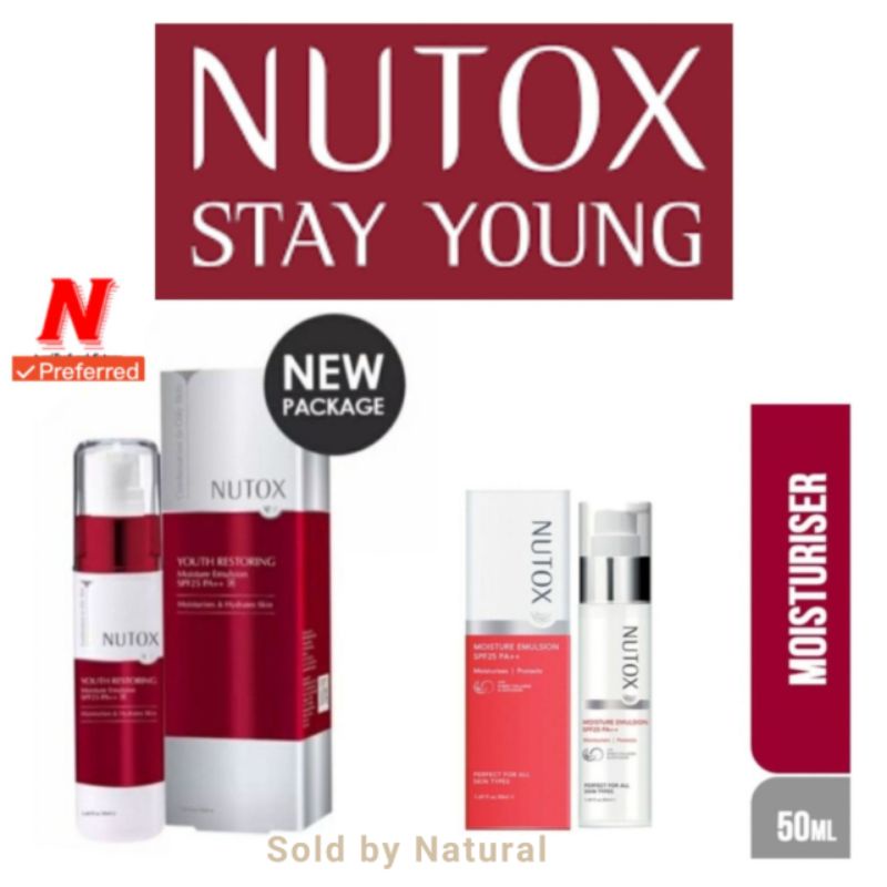 NUTOX Moisture Emulsion SPF25 PA++ 50ml(New Look) | Shopee Singapore
