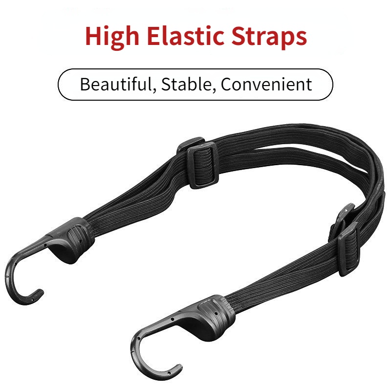 Motorcycle Cow Tendon Rubber Band Straps Luggage Straps Electric Bike ...