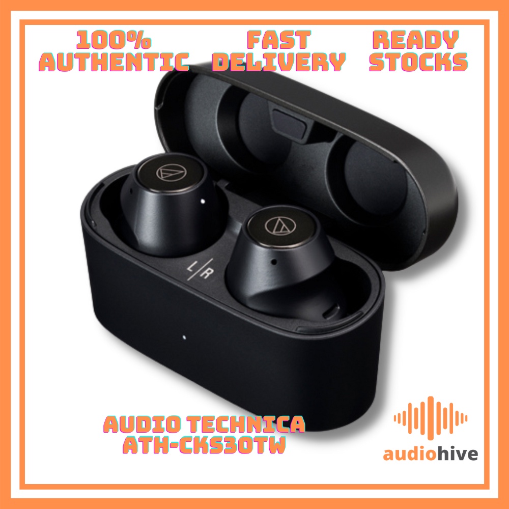 Audio Technica ATH-CKS30TW CKS30TW True Wireless Bluetooth Earbuds Solid Bass | Shopee Singapore