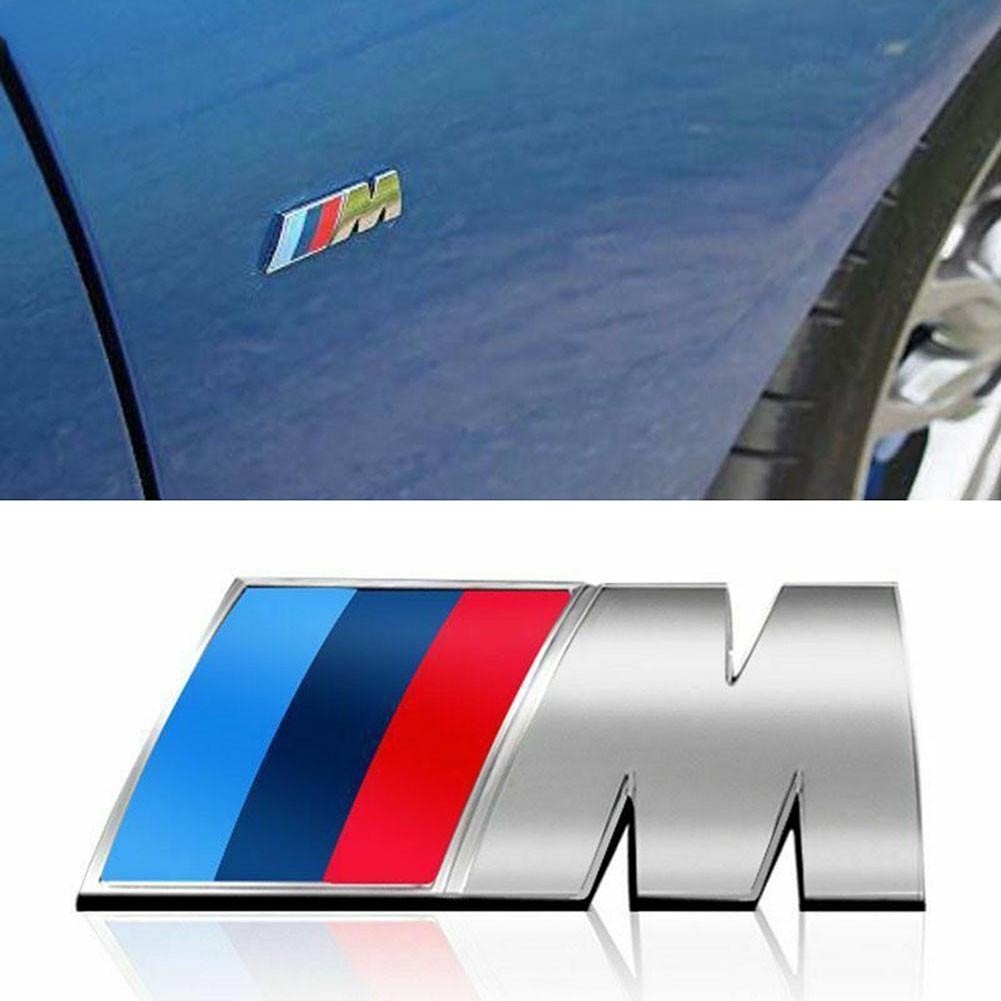 3D Metal Chrome M Sport Boot Badge Car sticker M Logo Car Badge Emblem ...