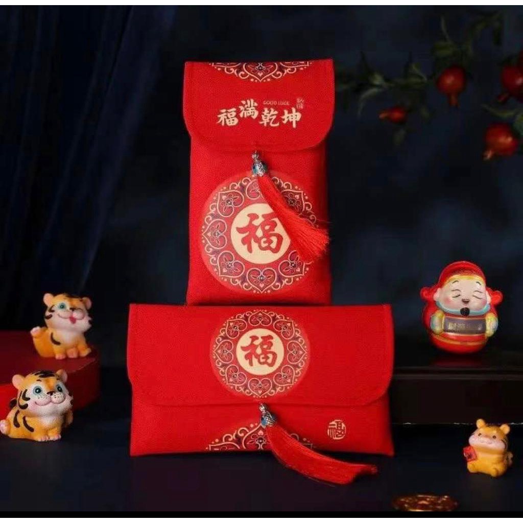 Ready Stock-2023 CNY Chinese Fabric Red Packet Chinese New Year Ang Bao ...