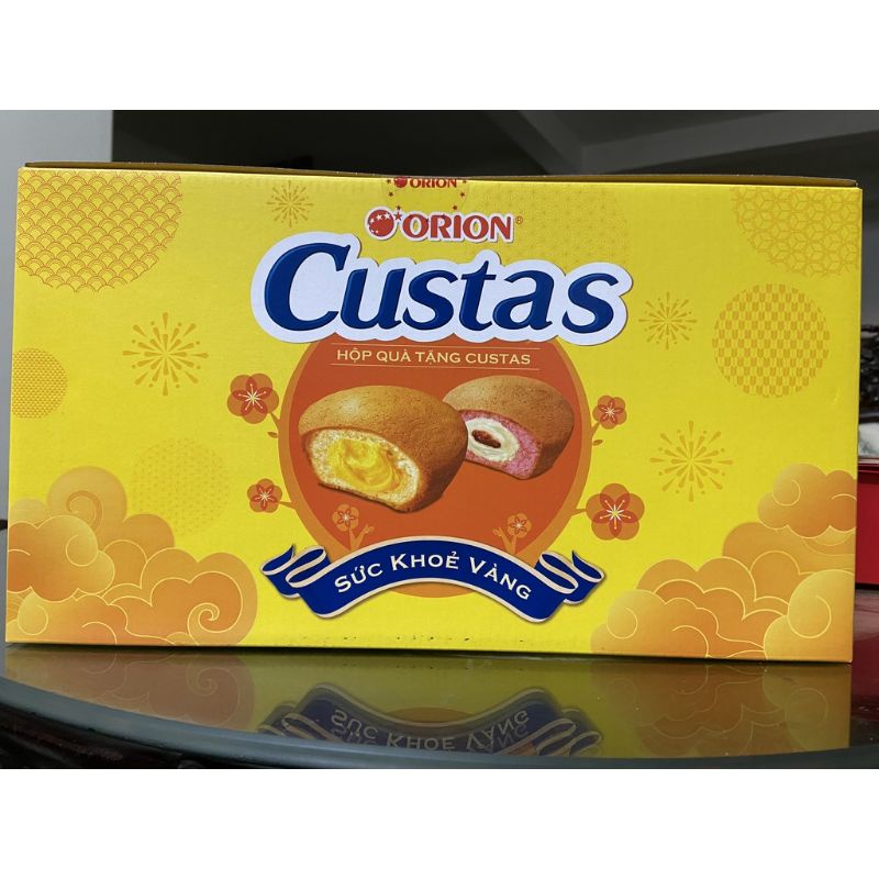 Orion] [CNY 2023] Custas Gift Box 376g - 16 Pieces (With Paper Bags ...