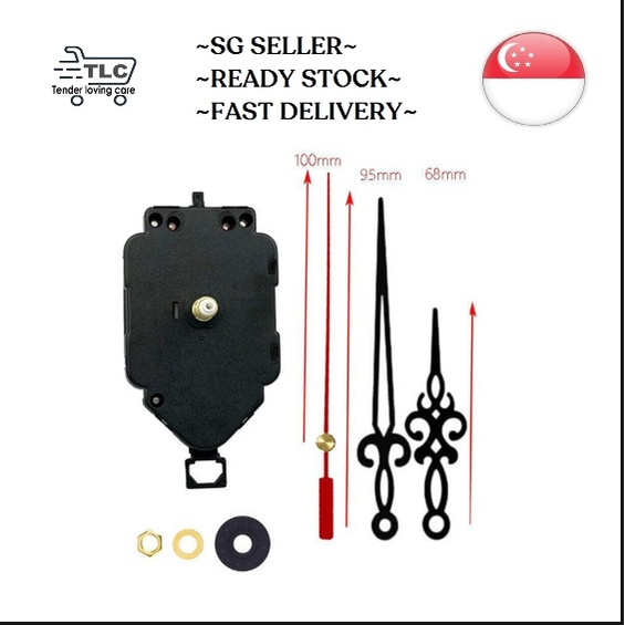 ⚡BEST DEALS!!!⚡Quartz Wall Pendulum Clock Movement Mechanisms W/Hands ...