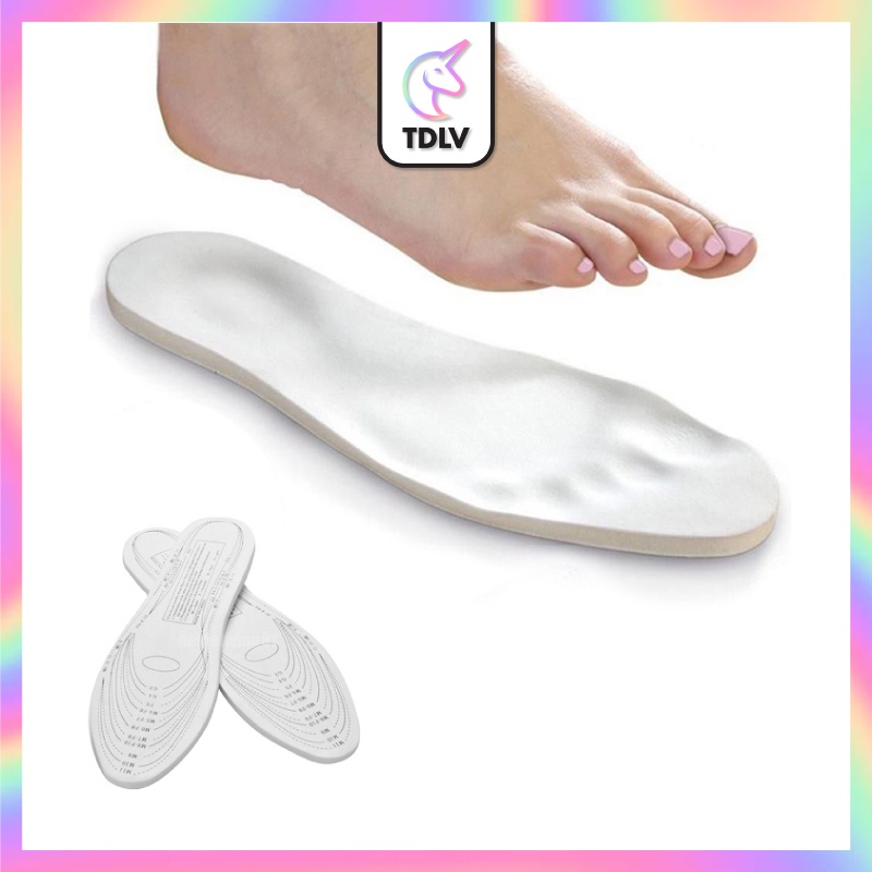 TDLV 1 Pair Memory Foam Insoles Orthopedic Inner Soles Shoes Feet ...
