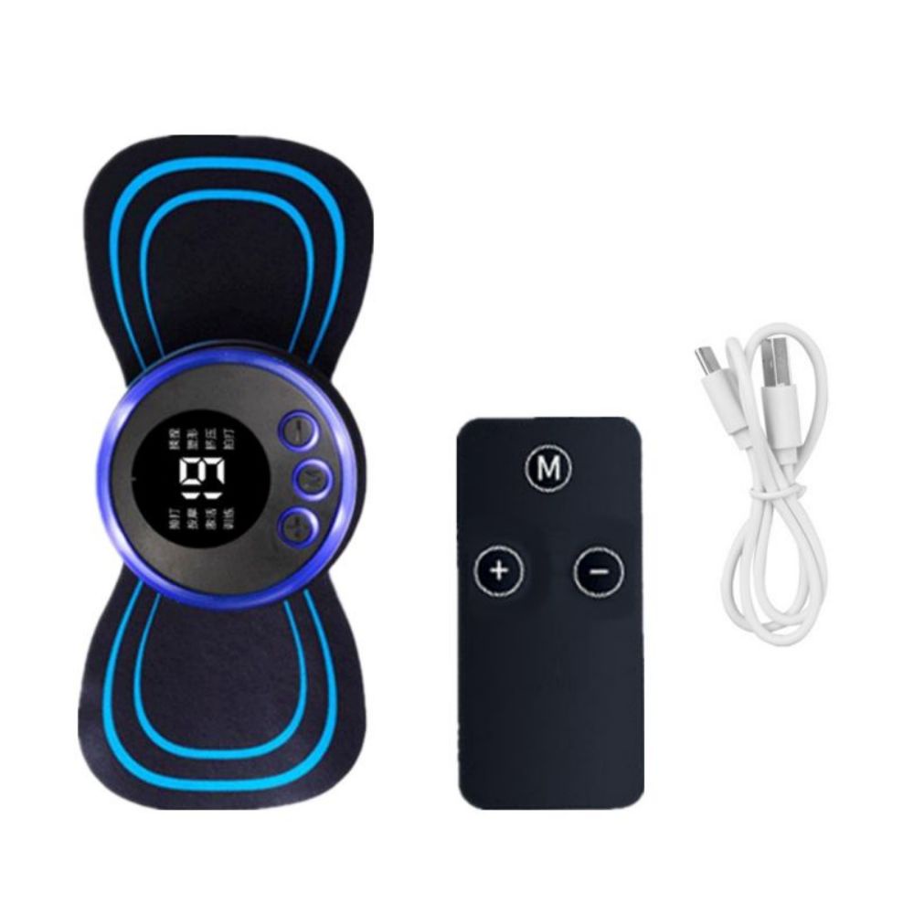 8 Modes 19 Gears Electric Pulse Neck Massager Cervical Back Muscle Pain ...