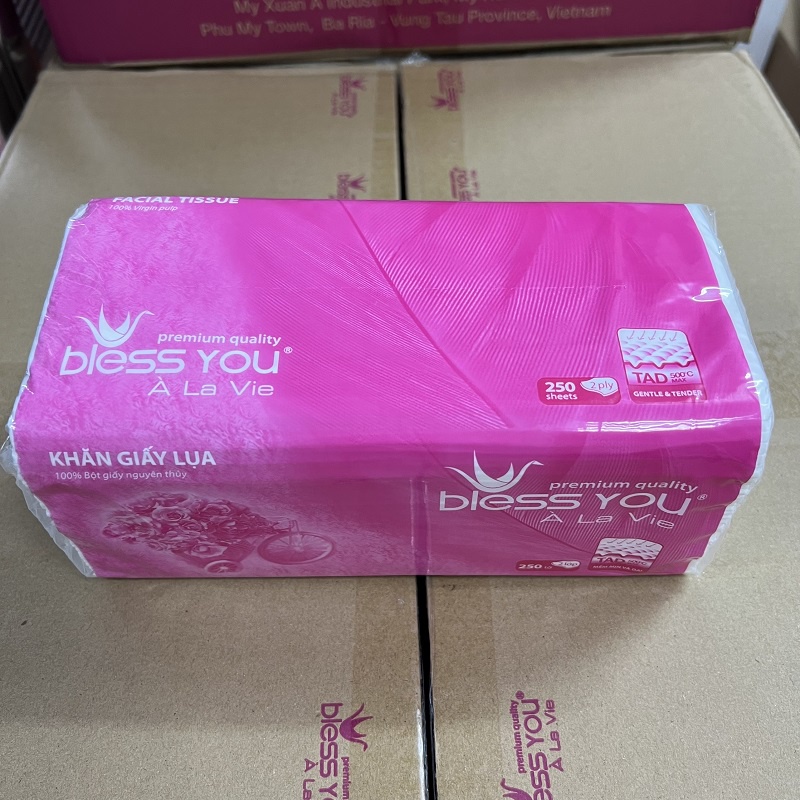 With QR Code - Bless You Alavie 2-Layer Retractable Tissue Pack of 250 ...