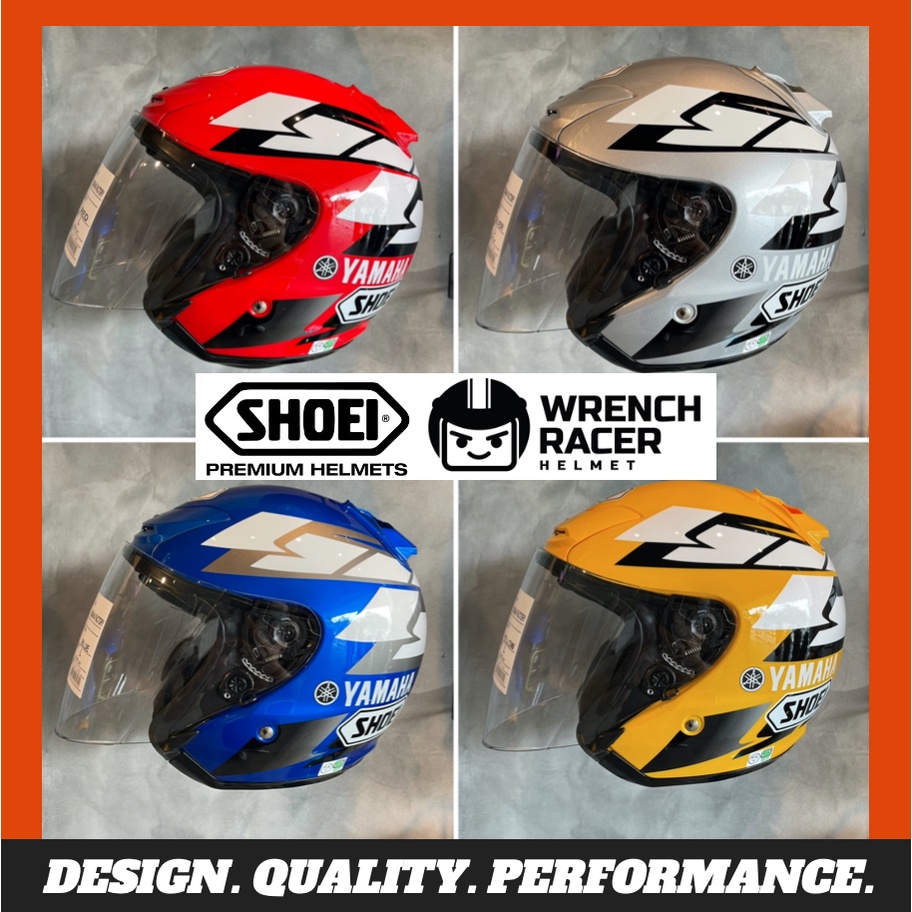 Helmet SHOEI JFORCE 2 / JF2 Factory Yamaha - Red / Blue / Silver ...