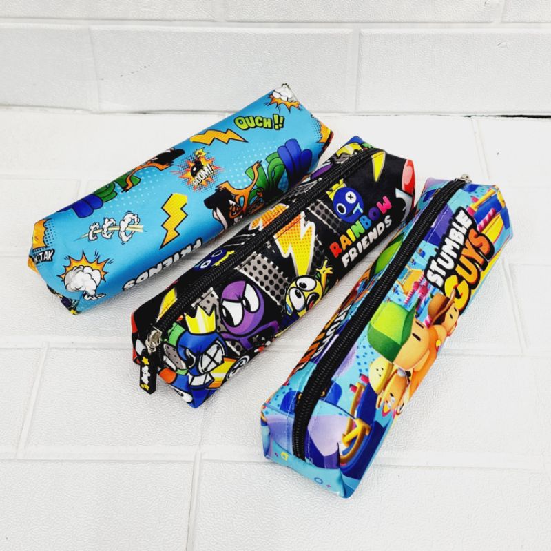 Pencil Case Pouch/Pencil Box Wallet Type 1 STUMBLE GUYS/RAINBOW FRIENDS ...