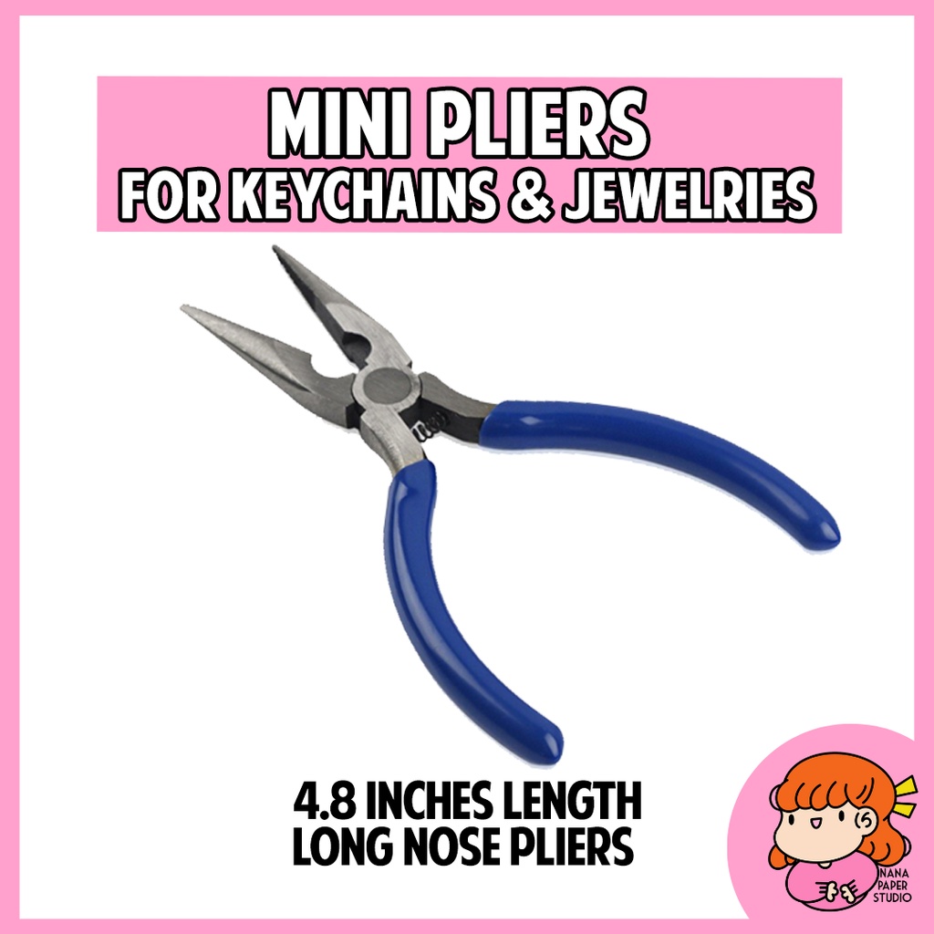 🇸🇬 Mini Pliers for Keychain and Jewelries Long Nose 1 pc | Shopee Singapore