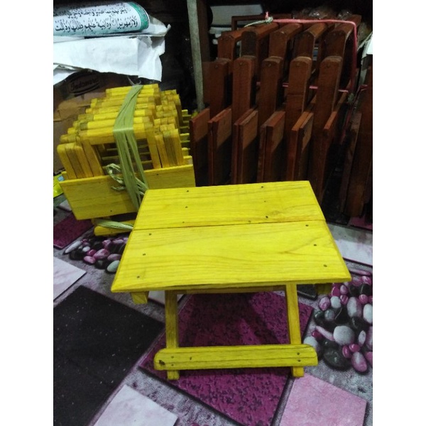 KAYU Rehal/light Wooden Folding Table | Shopee Singapore