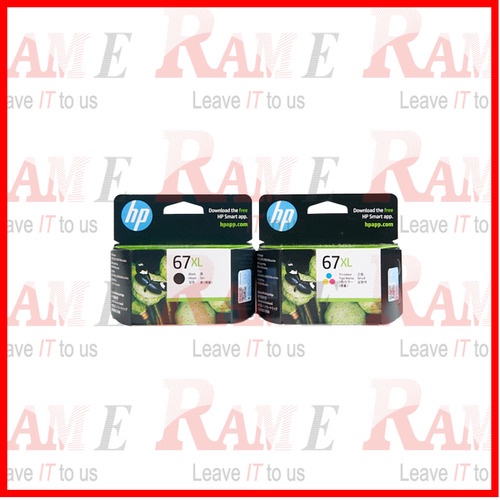 [ORIGINAL] HP 67 / 67XL / 67XXL Black Tri-color Ink Cartridge | Shopee ...