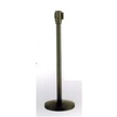 Epoxy Powder Coated Black Metal Queue Stand with retractable belt ...