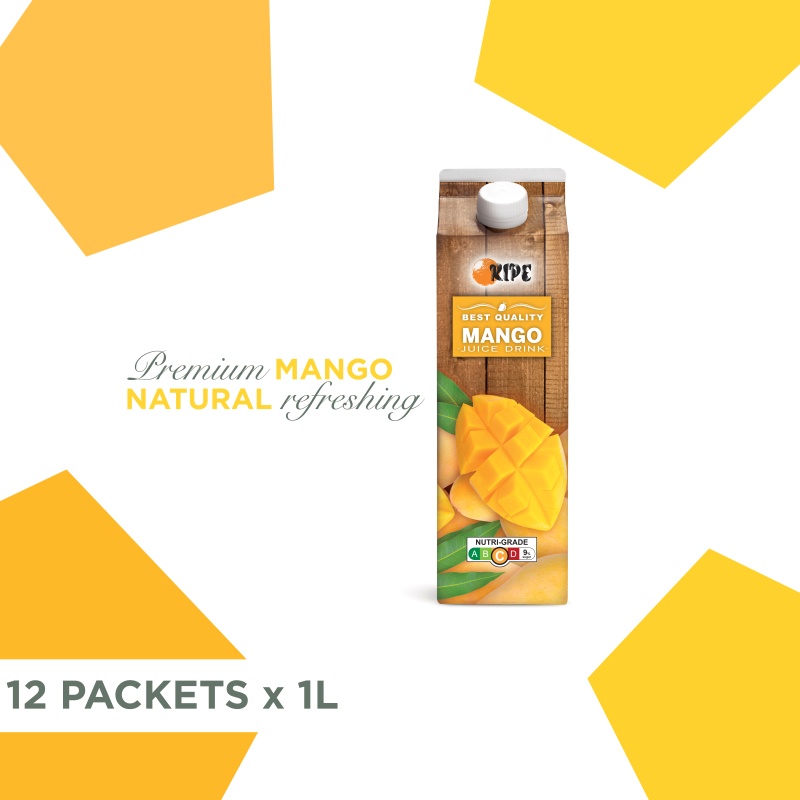 Ripe Mango Juice 1L x 12 packets | Shopee Singapore