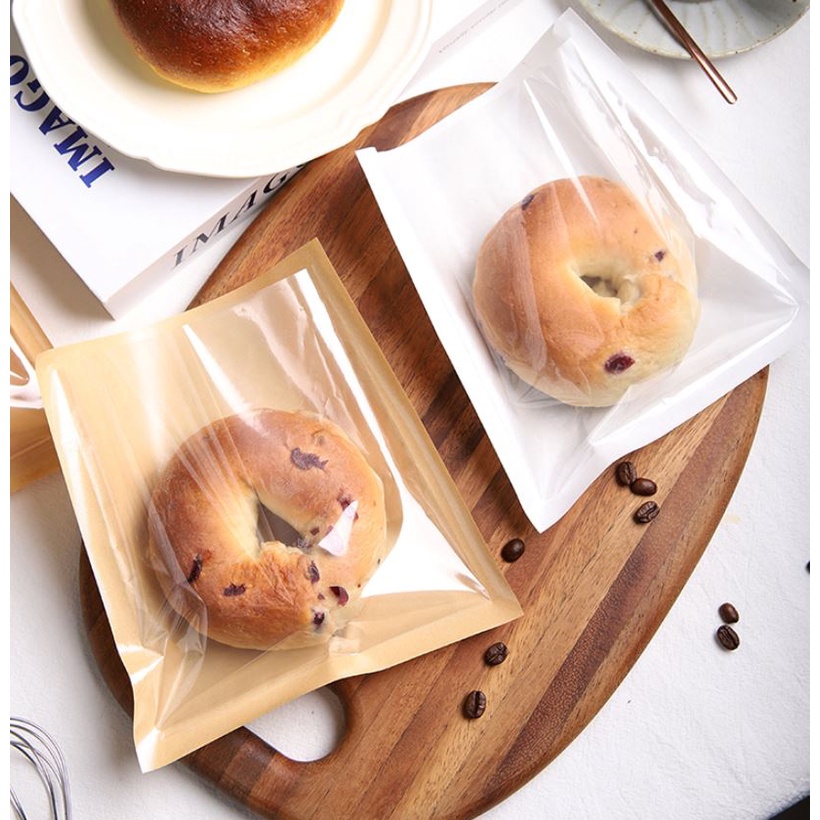 20pcs sandwich/ croissant / bun wrapper bag bakery pastry packaging ...