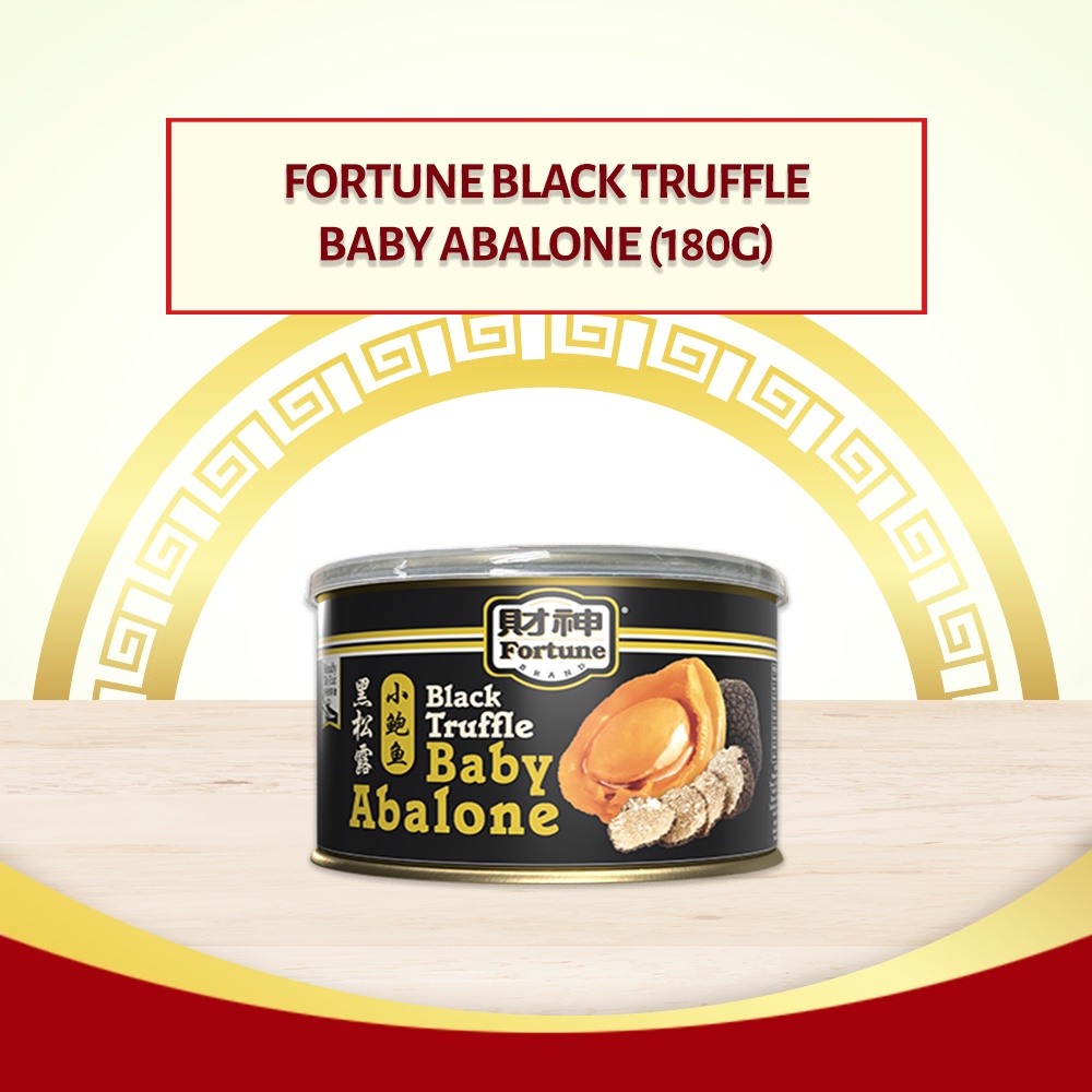 Fortune Black Truffle Baby Abalones 180g (4P, DW: 40g) | Shopee Singapore