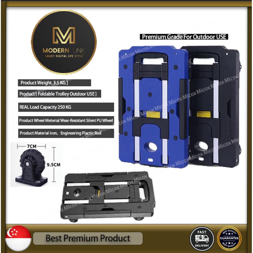 Flatbed Trolley/Trolley Cart/Foldable Trolley Universal wheel Platform ...