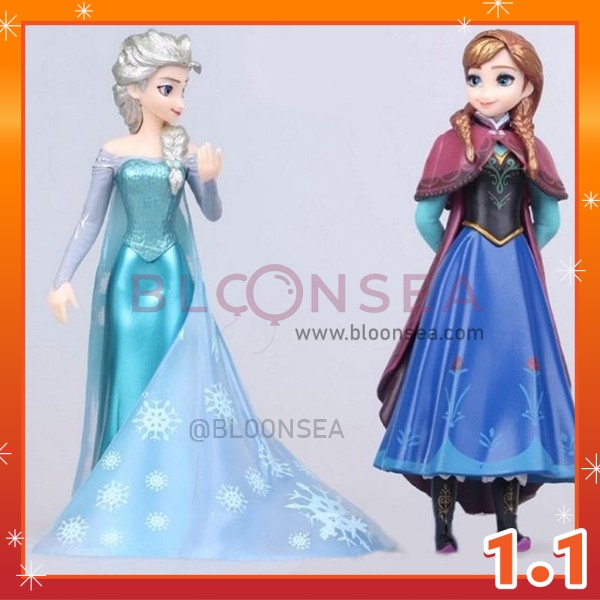 Frozen Cake Topper Anna Elsa Olaf Princess Disney Toy Happy Birthday Baby Shark Didi Boboiboy ...