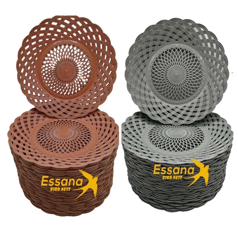 Plastic Rattan Plate ((12Pcs)) | Shopee Singapore