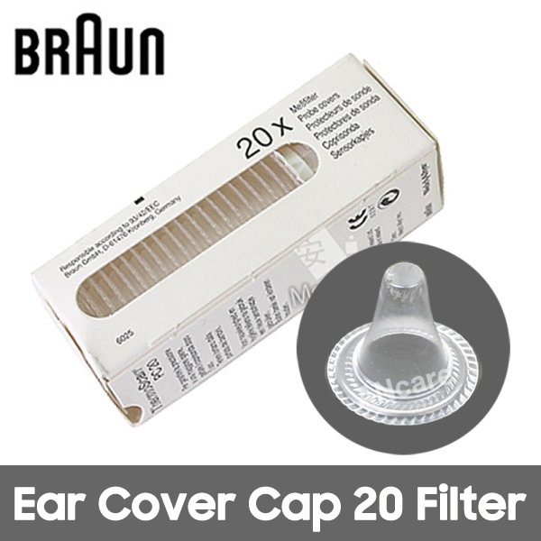 Braun Genuine ThermoScan Thermometer Probe Lens Filters Ear Cover Cap ...