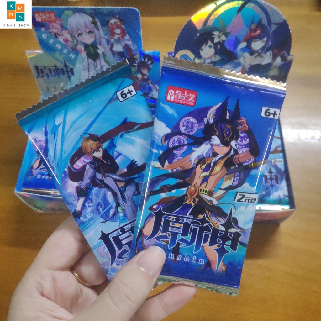6 Models Set of 5 Genshin Impact Pack Dignity Card Photos Printed with ...