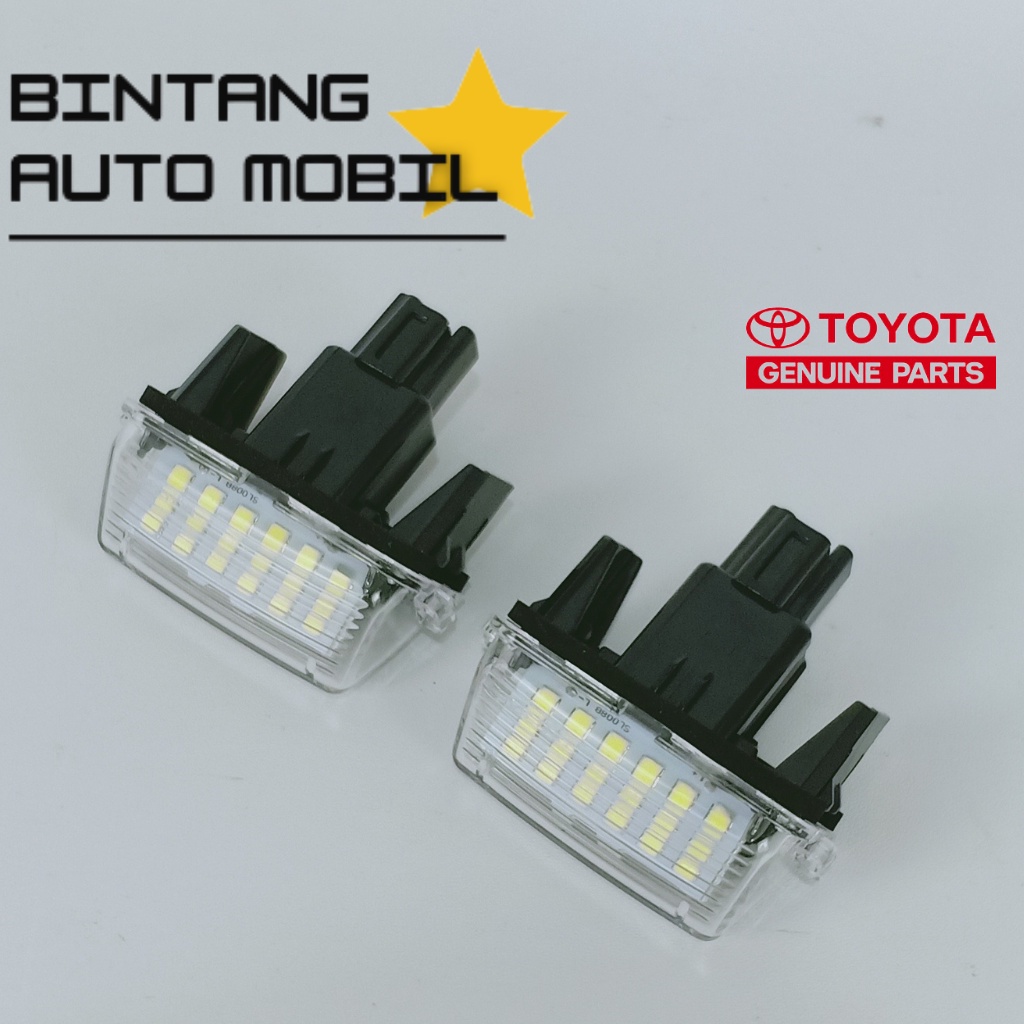 Led Number Plate Lights For innova reborn And fortuner vrz/Vios Gen 3 ...